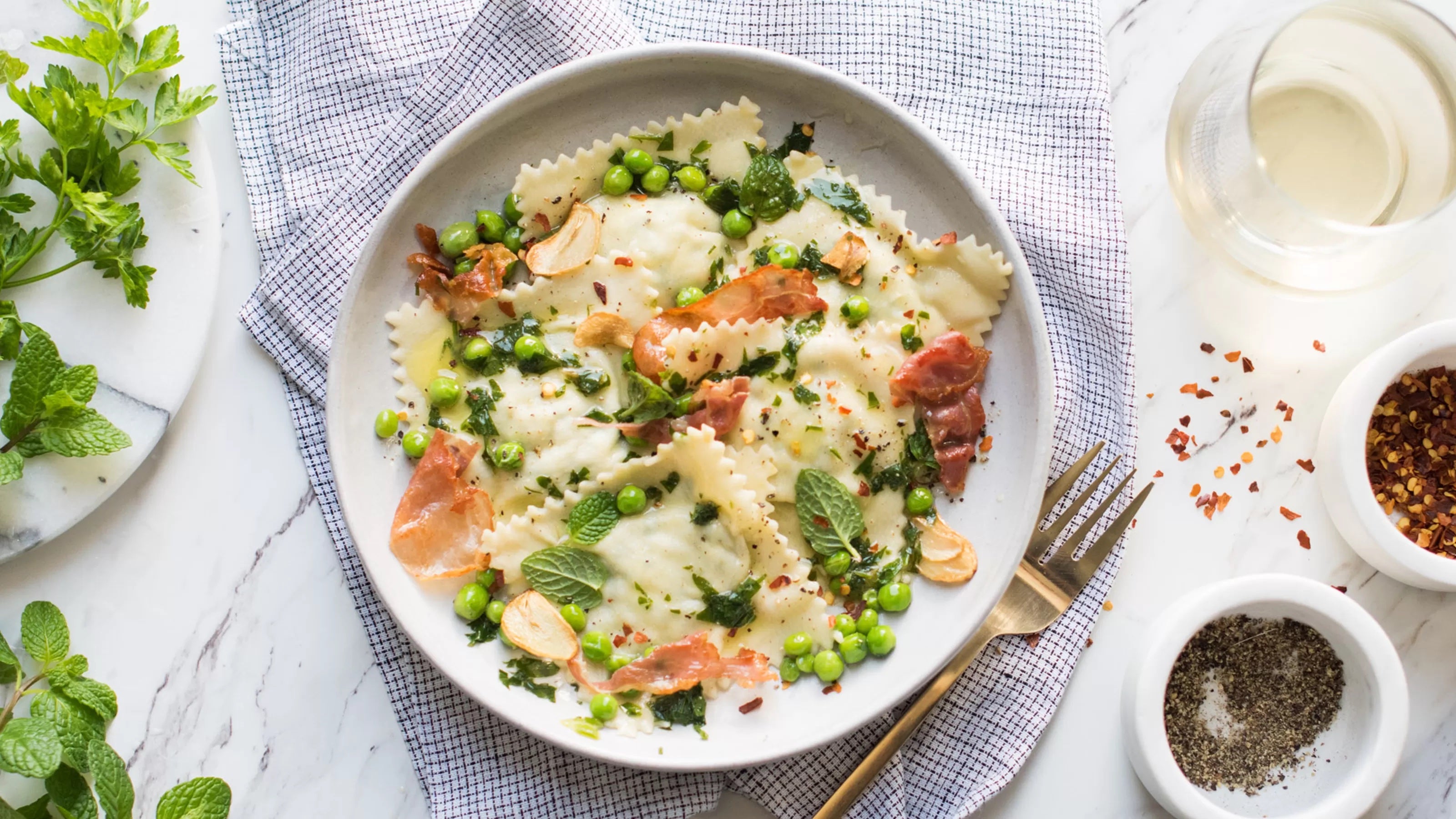 Thermador Pea Ravioli – FIELD + SUPPLY