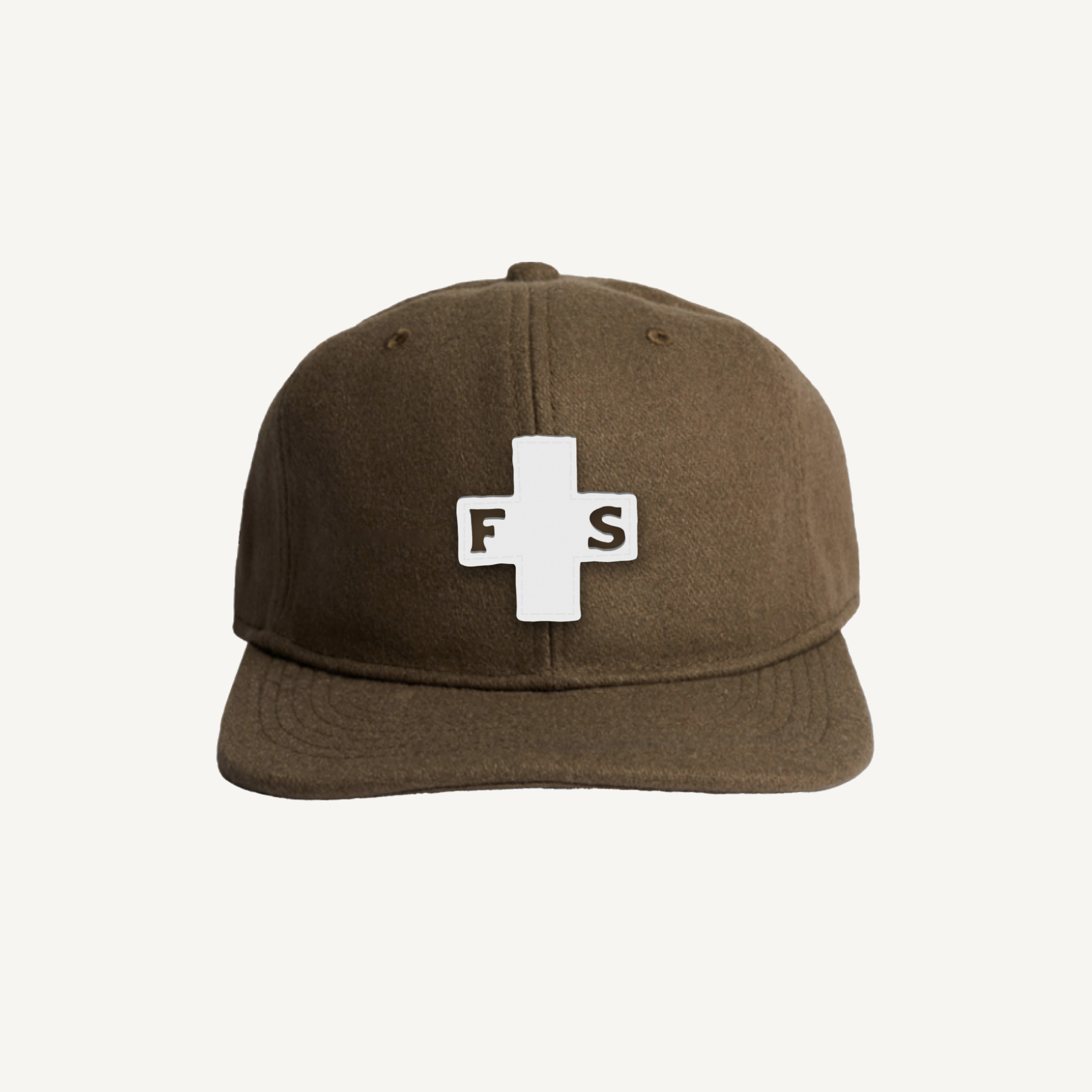 F+S Hat in Walnut with White Felt – FIELD + SUPPLY