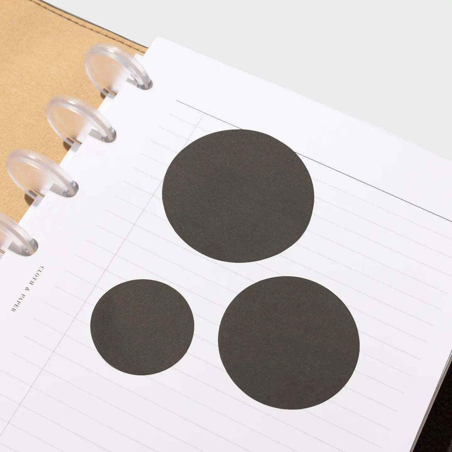Circle Sticky Note Set: Almost Black – FIELD + SUPPLY